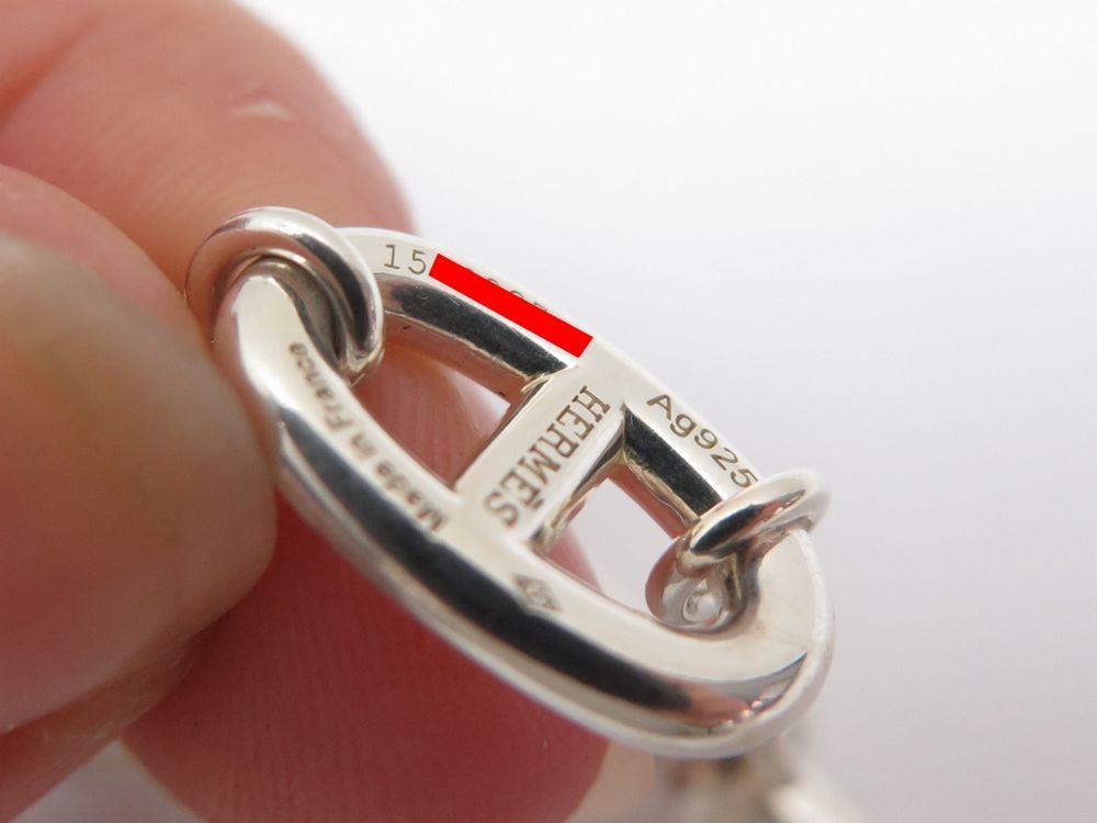 Collier HERMES sautoir farandole h104568b00 120 cm - Authenticité ...